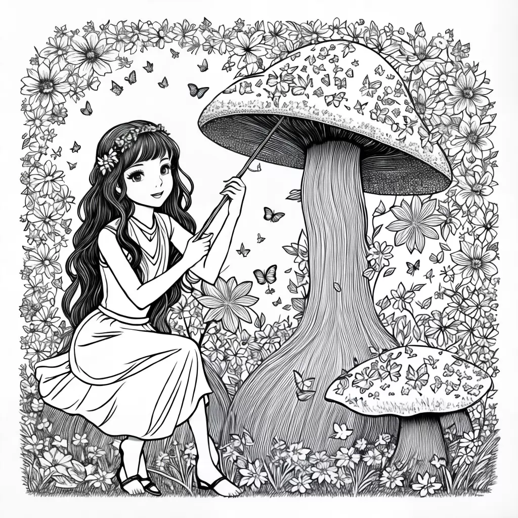 16 Desenhos para Imprimir e Colorir de Princesa Fada