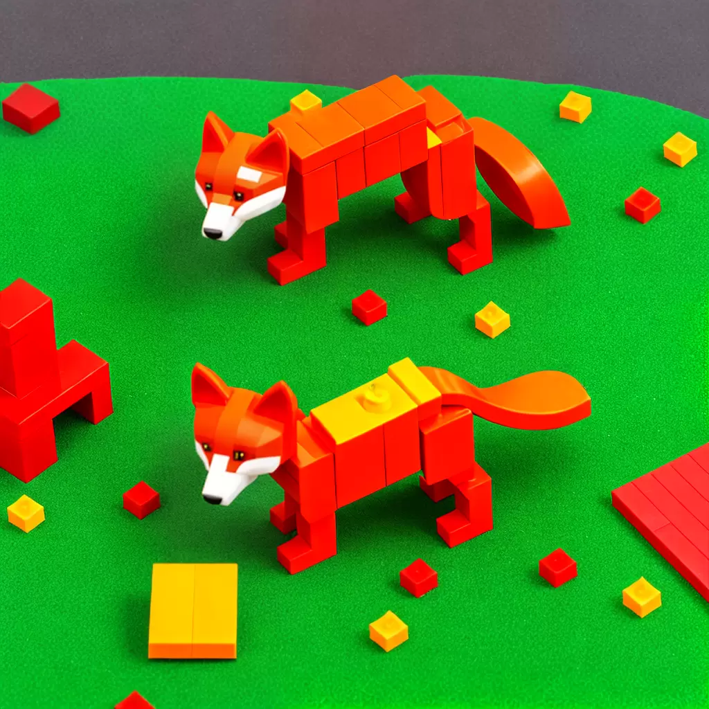 16 Desenhos para Imprimir e Colorir de Raposa de Lego