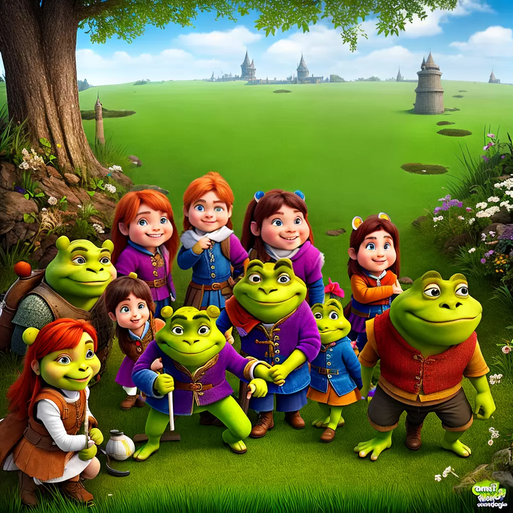 16 Desenhos para Imprimir e Colorir dos Filhos do Shrek