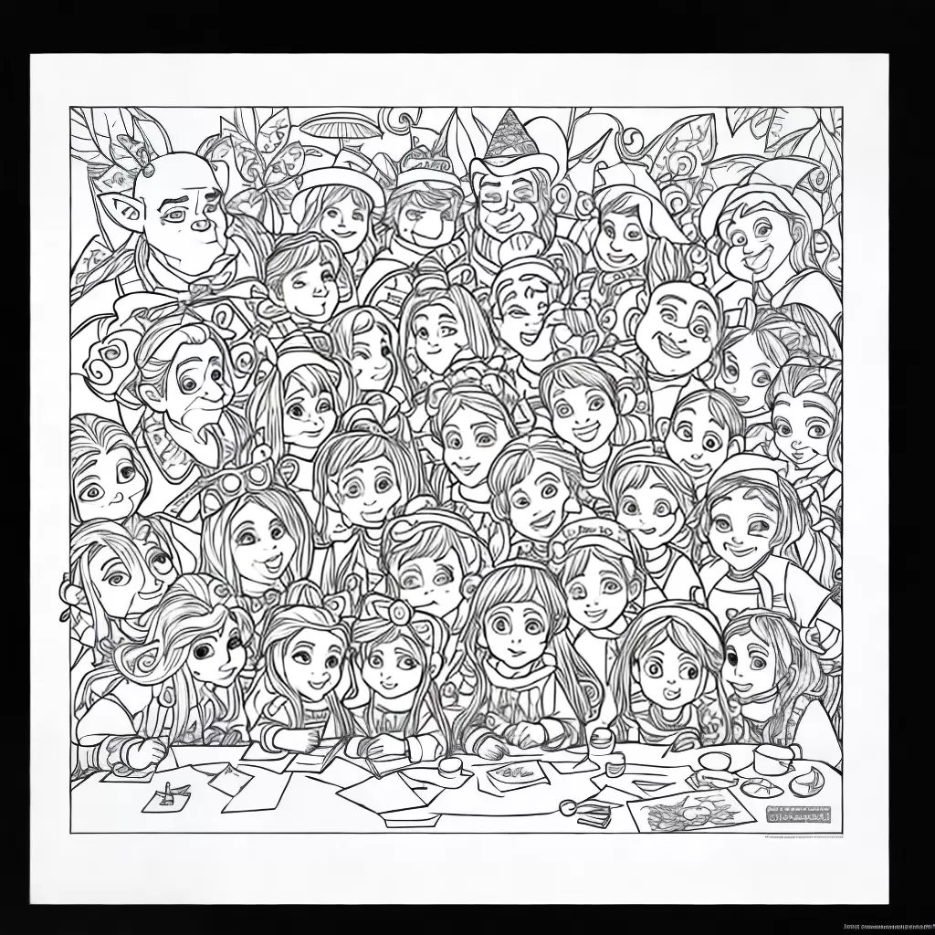 16 Desenhos para Imprimir e Colorir dos Filhos do Shrek