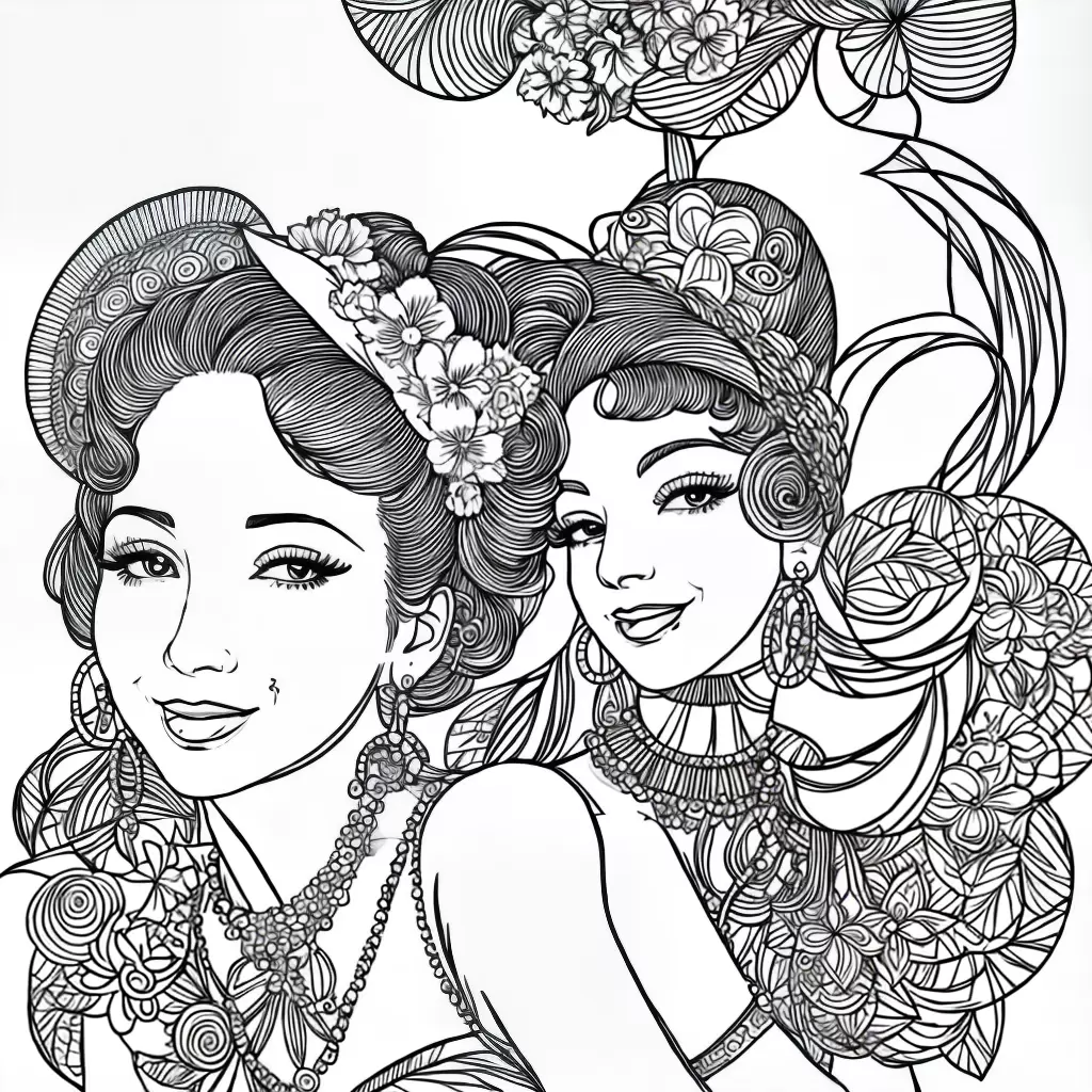 16 Desenhos para Imprimir e Colorir de Carmen Miranda