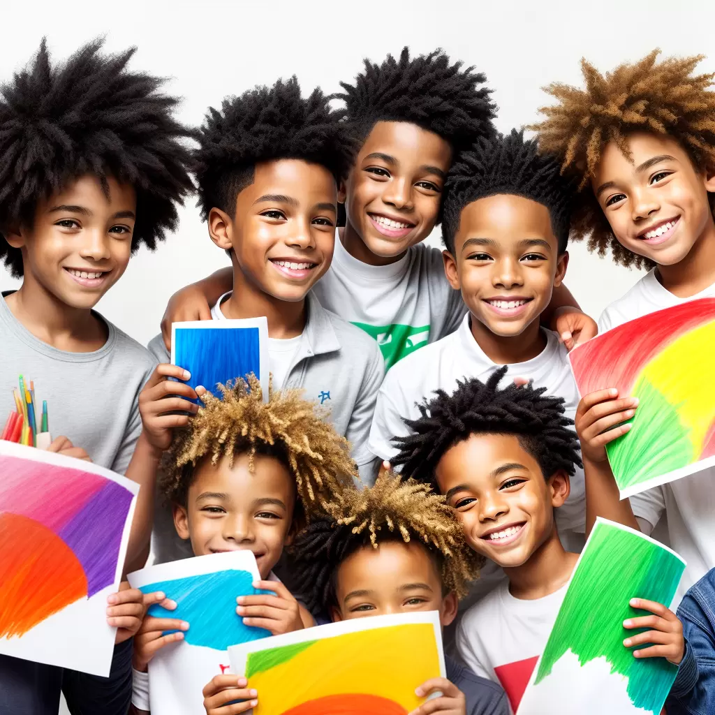 Desenhos Para Imprimir E Colorir De Meninos Cabeludos