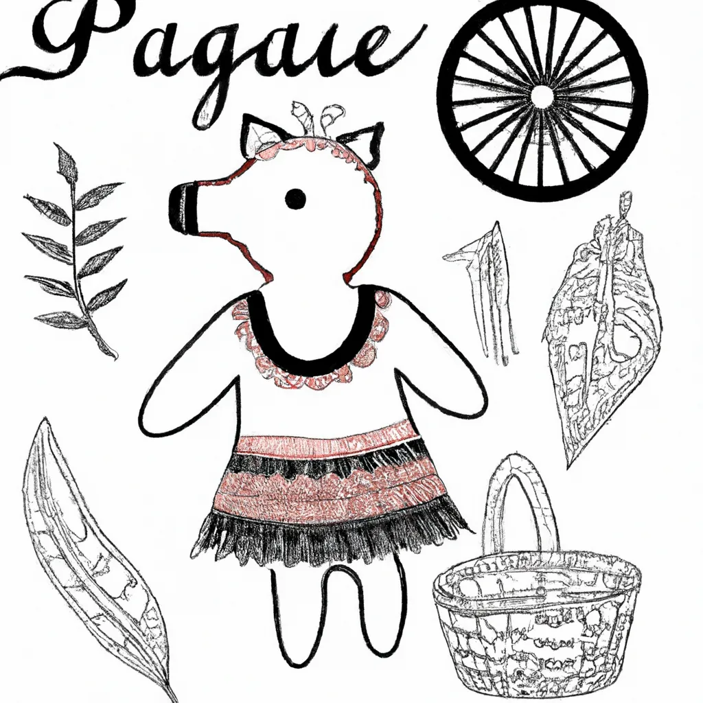 Desenhos de PANDURI Georgiano para Imprimir e Pintar: Encanto do Cáucaso!