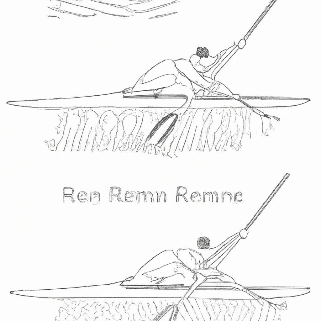 No Ritmo do Remo: Desenhos de Remo Olímpico para Imprimir e Pintar