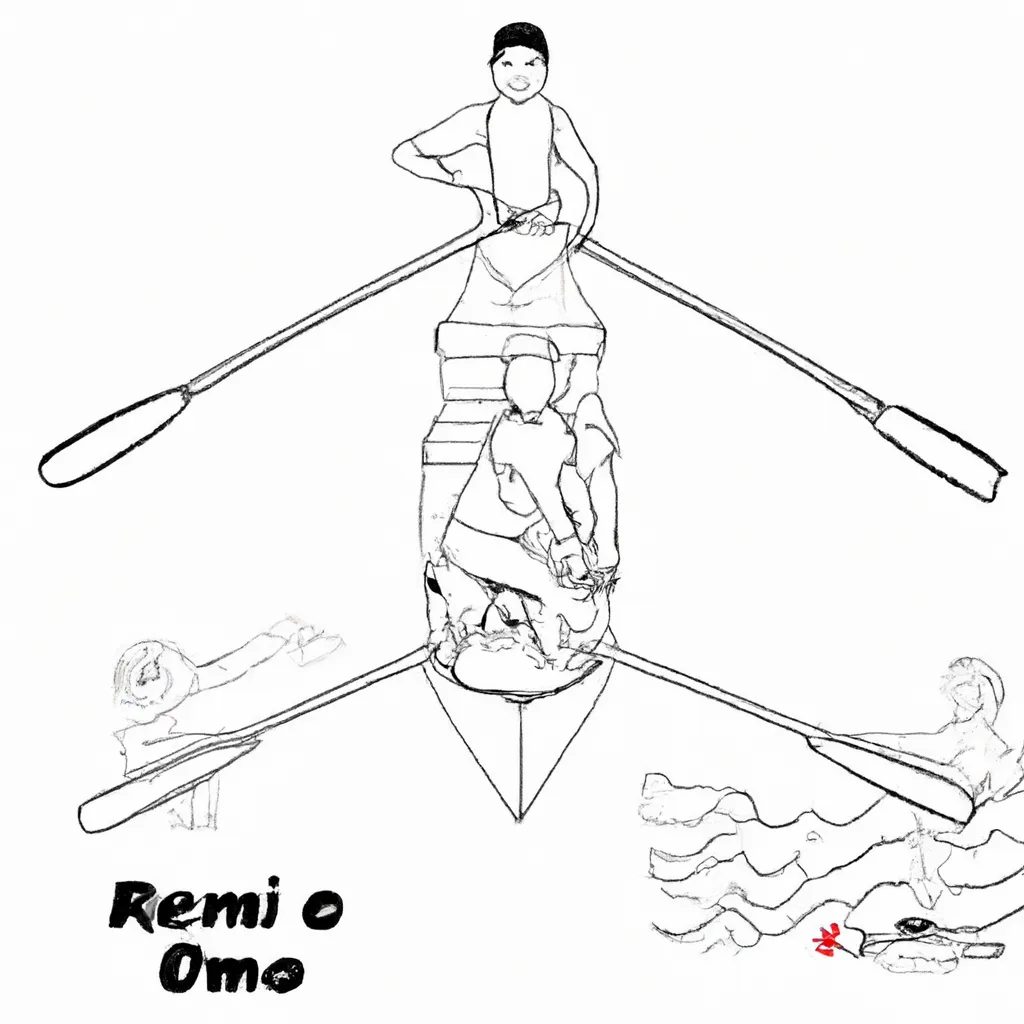 No Ritmo do Remo: Desenhos de Remo Olímpico para Imprimir e Pintar