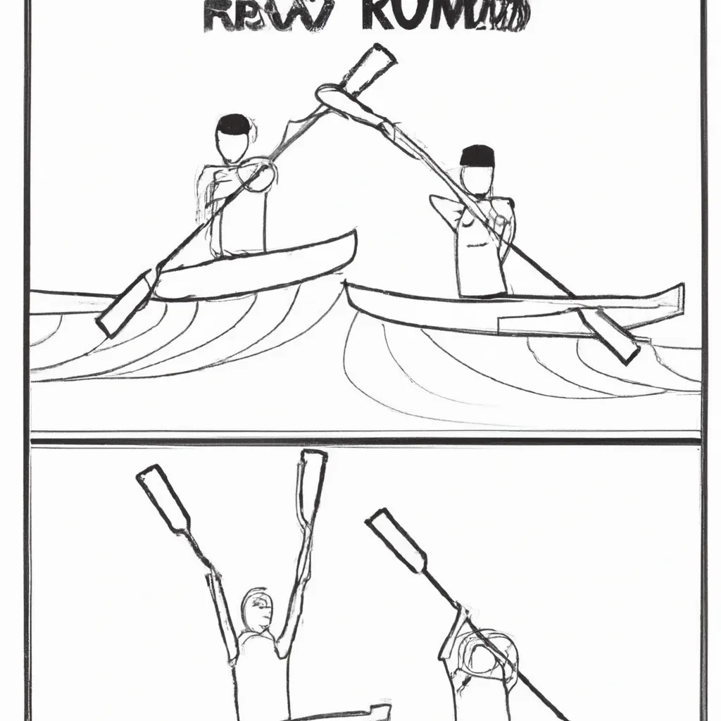 No Ritmo do Remo: Desenhos de Remo Olímpico para Imprimir e Pintar