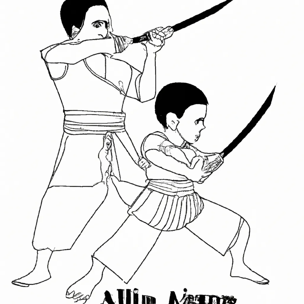 Desenhos de Arnis para Imprimir e Colorir: A Arte Marcial das Filipinas