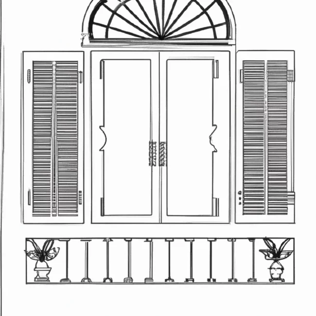 100+ Desenhos de Janela Aberta para Imprimir e Colorir/Pintar