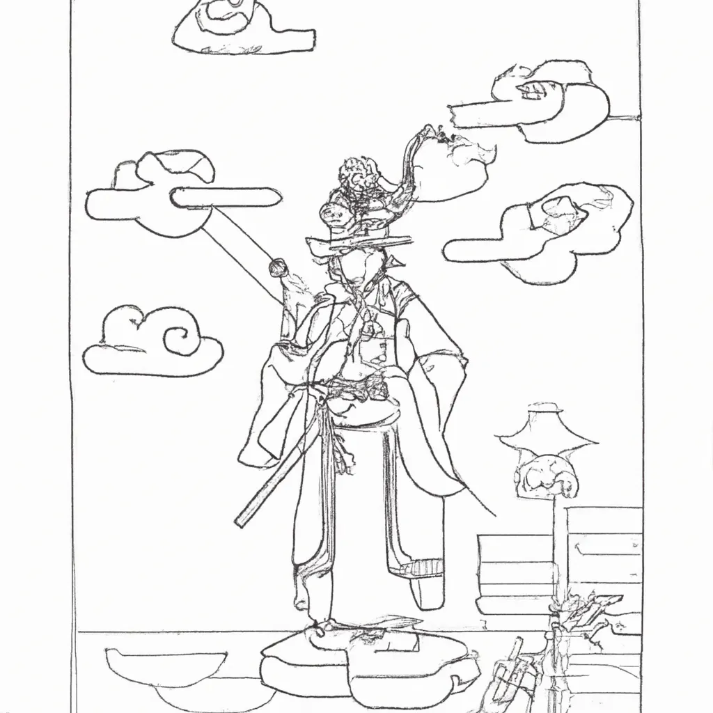 Desenhos da Cultura Chinesa para Imprimir e Colorir Grátis