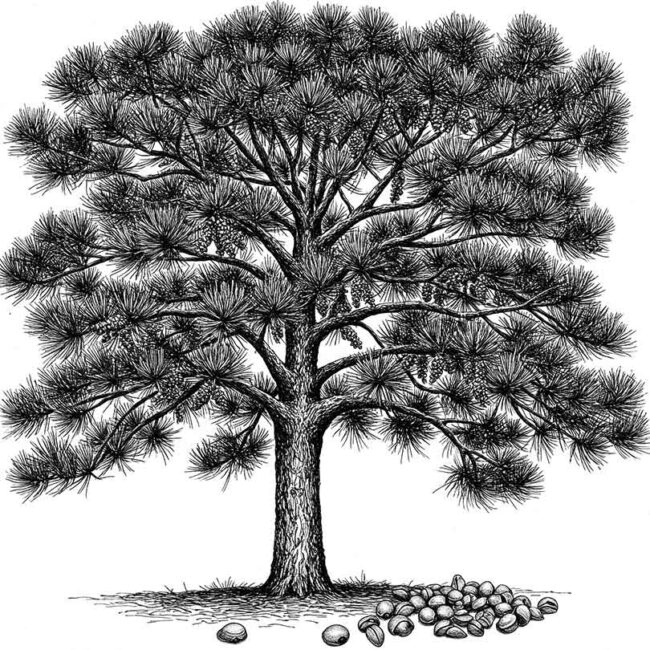 Desenhos De Pinhão Para Imprimir E Colorirpintar