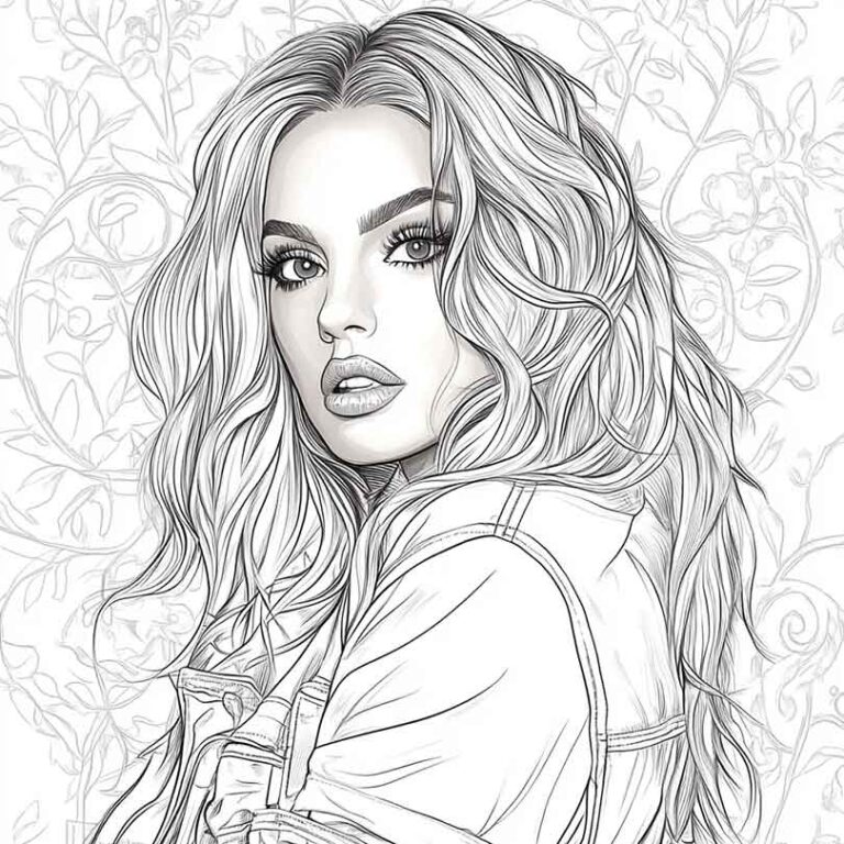 Desenhos de Britney Spears para Imprimir e Colorir/Pintar