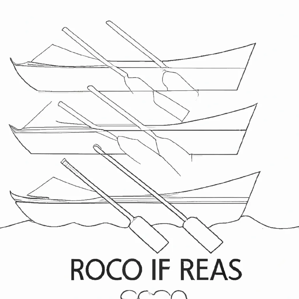 Desenhos Esforçados de Remo para Imprimir e Colorir