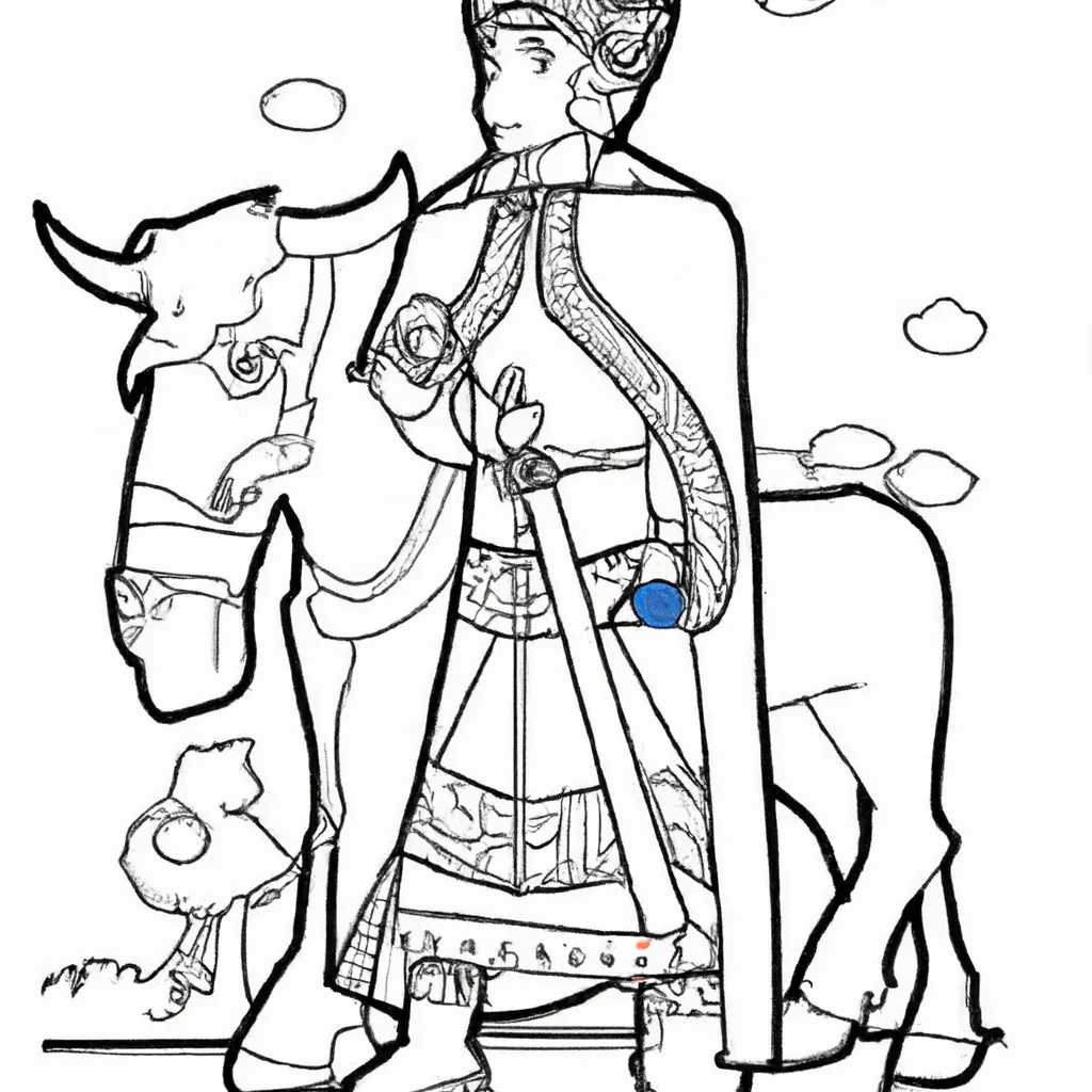 Desenhos do Incrível Rei Arthur para Imprimir e Colorir