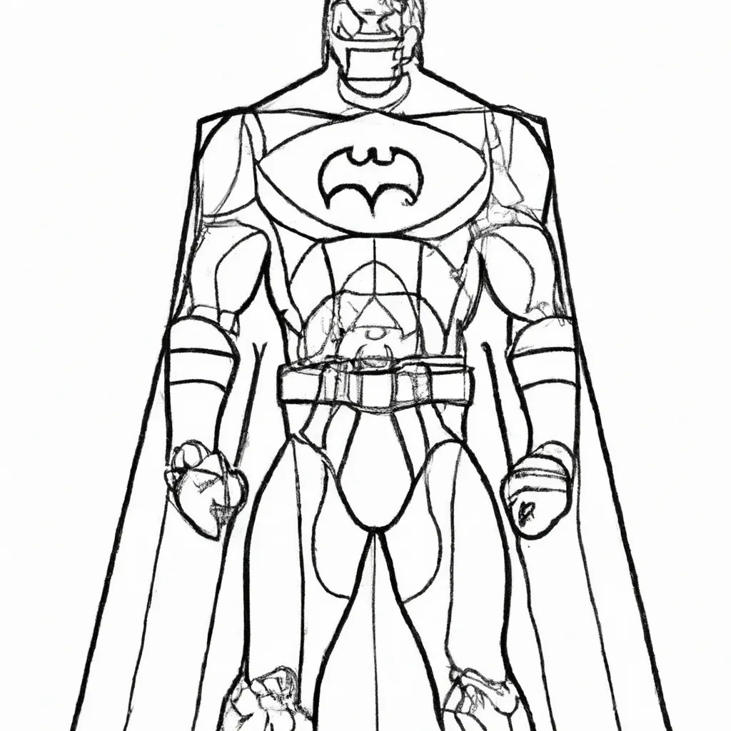 Desenhos Fantásticos do Batman para Imprimir e Colorir