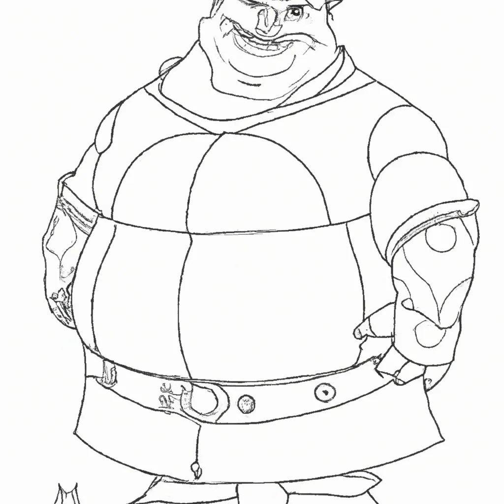 Desenhos de "Shrek" para Imprimir e Colorir