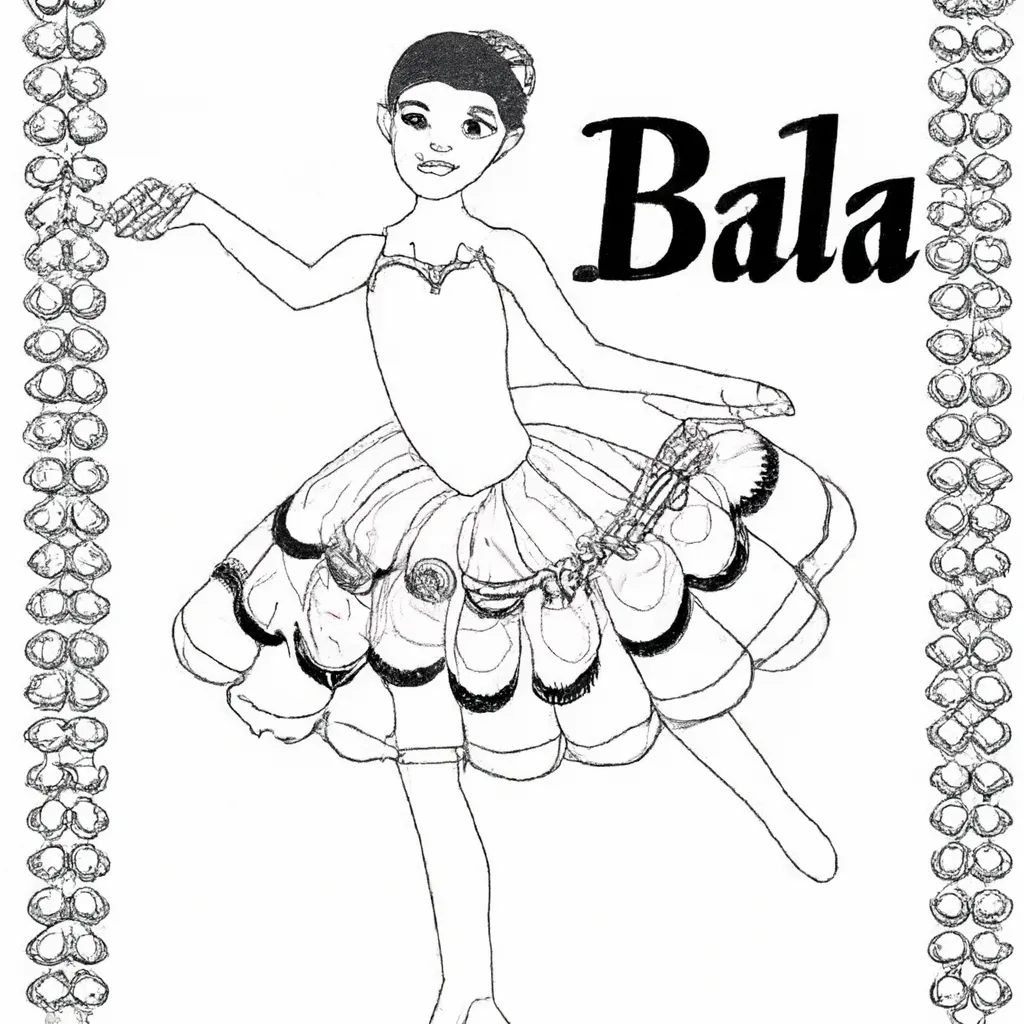 Cores e Balé: Desenhos de Balé para Colorir