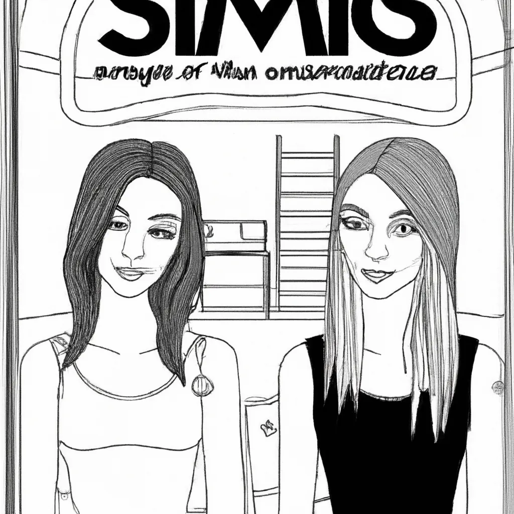 The Sims: Desenhos para Colorir e Viver