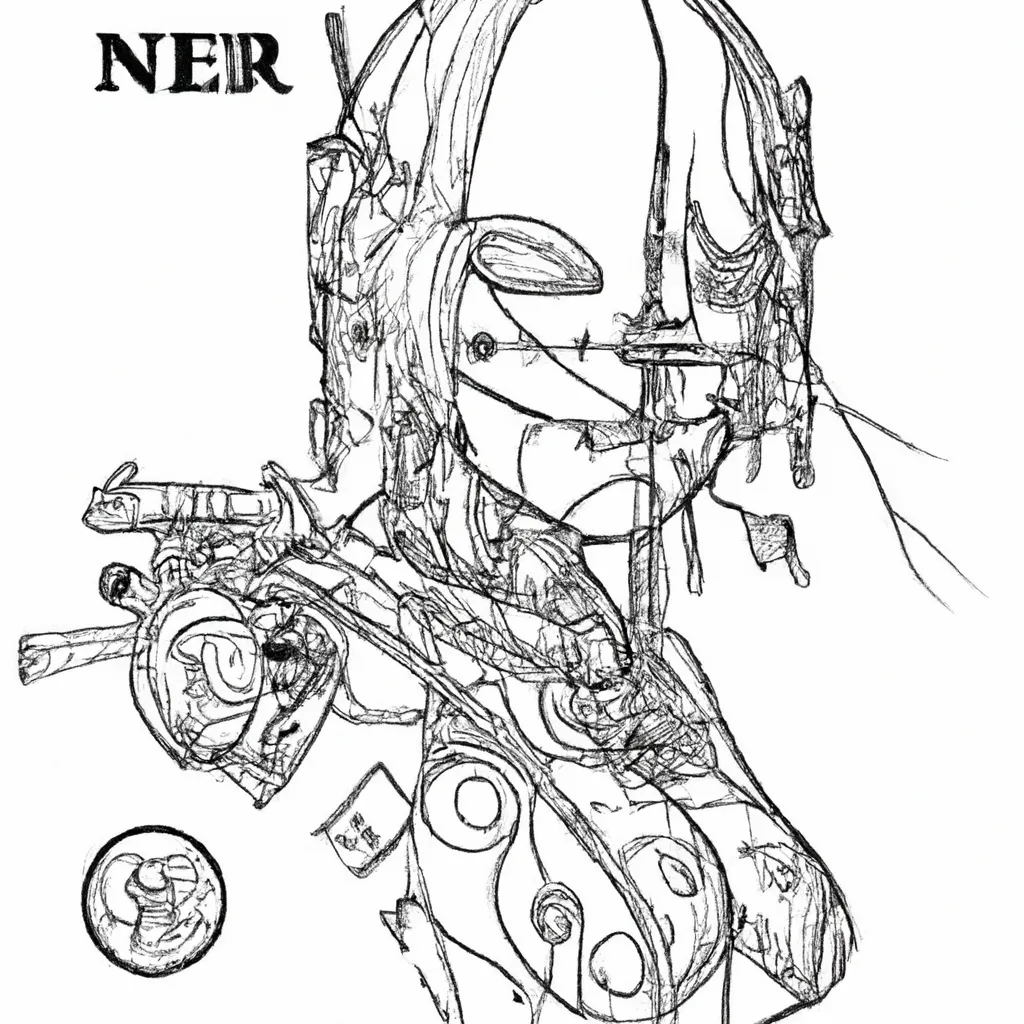 NieR:Automata: Desenhos para Colorir e Resistir