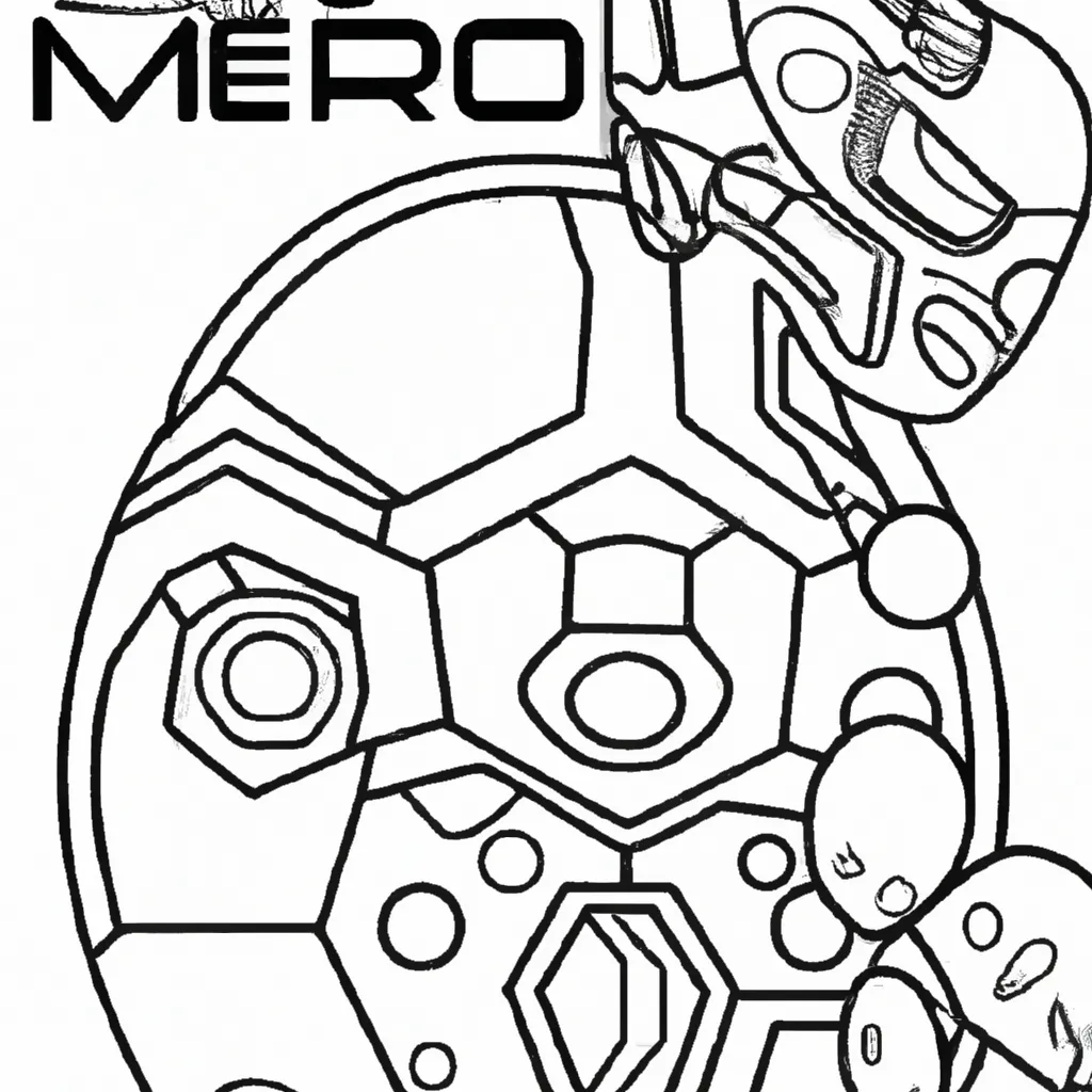 Metroid: Desenhos para Colorir e Explorar