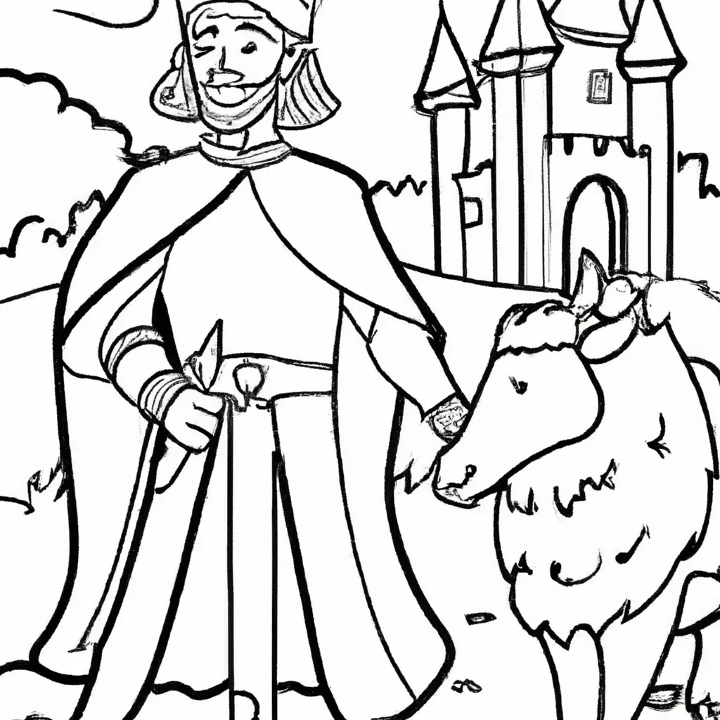 O Rei Arthur: Desenhos para Colorir e Aventurar