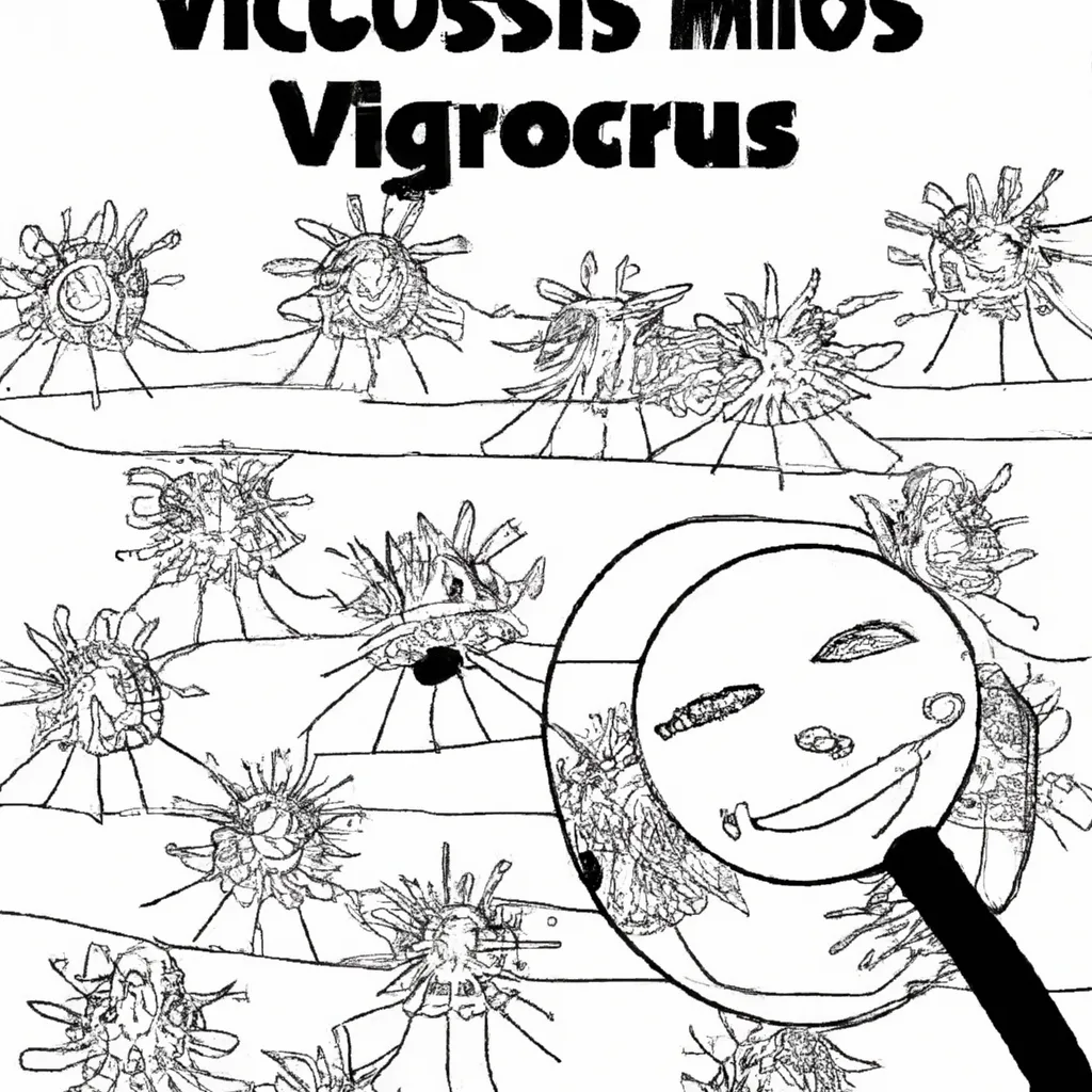 Conhecendo o Mundo Microscópico dos Vírus com Ciências para Colorir