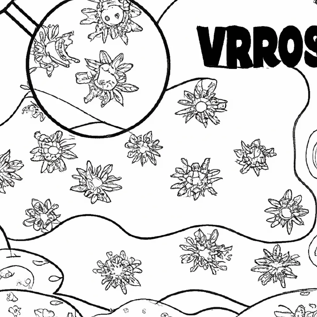 Conhecendo o Mundo Microscópico dos Vírus com Ciências para Colorir