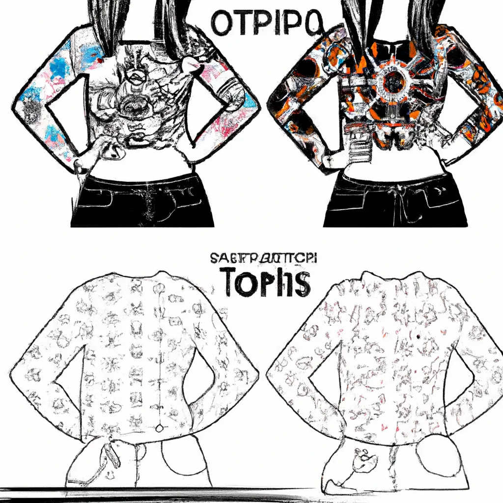 Desenhando e Colorindo Tops Cropped: Um Guia na Moda