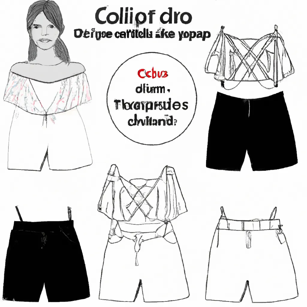 Desenhando e Colorindo Tops Cropped: Um Guia na Moda
