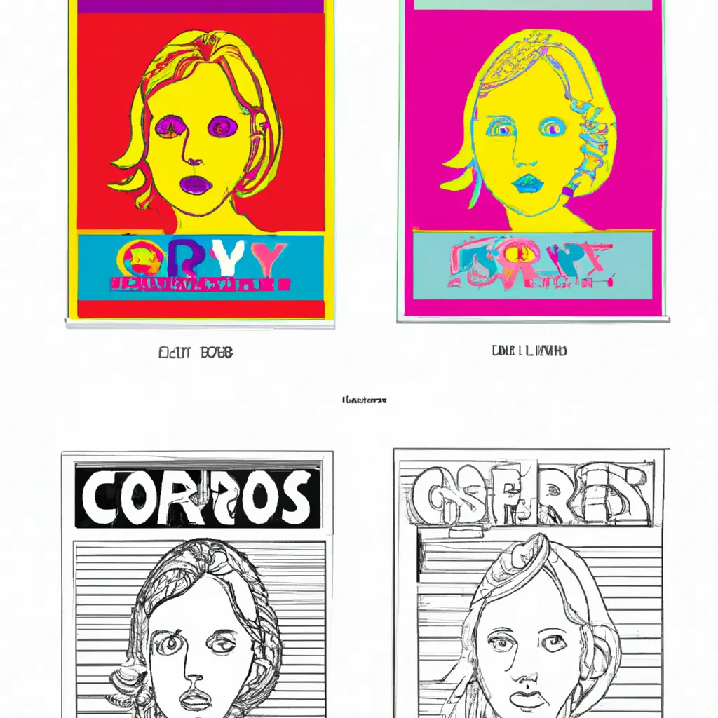 Cores da Arte Pop: Obras de Andy Warhol para Colorir