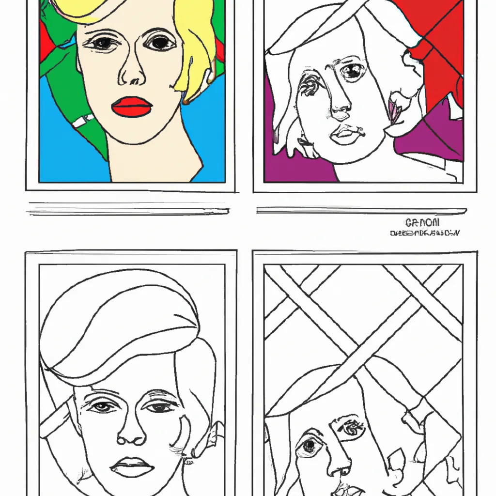 Cores da Arte Pop: Obras de Andy Warhol para Colorir