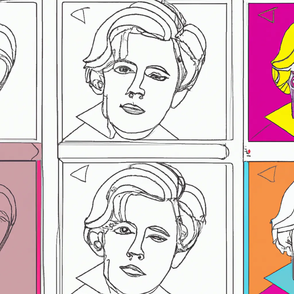 Cores da Arte Pop: Obras de Andy Warhol para Colorir