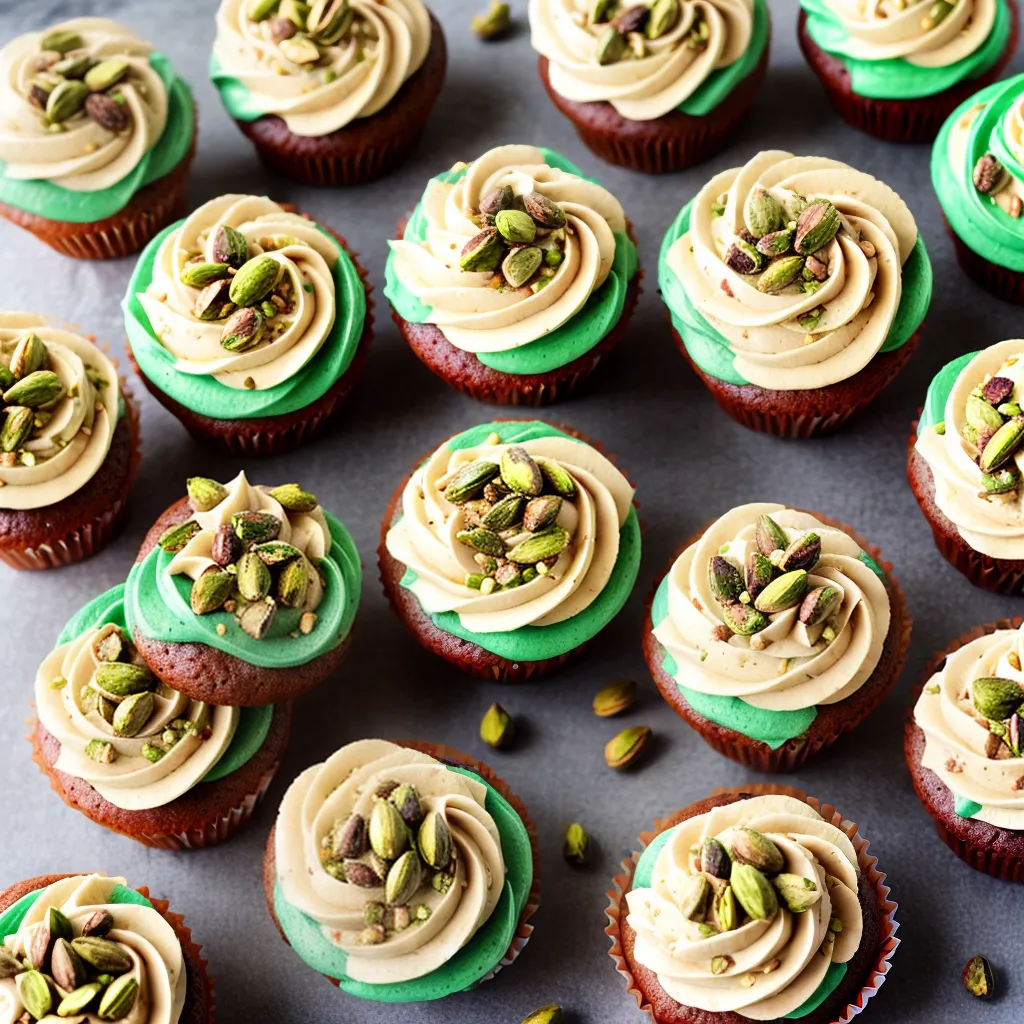 Cupcakes de Pistache: Delicie-se com Este Sabor Exótico - 🧁 Cupcakeria