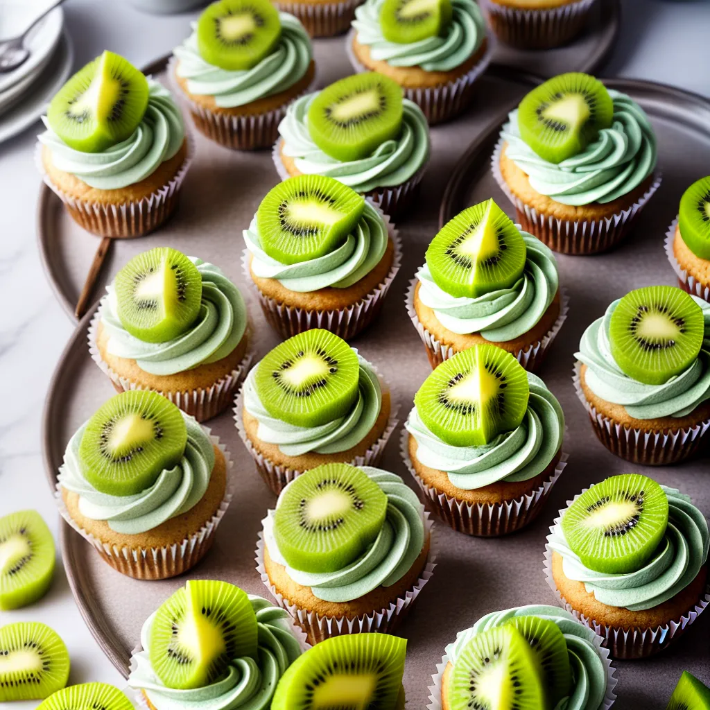 Cupcakes de Kiwi: Um Sabor Refrescante e Inovador - 🧁 Cupcakeria