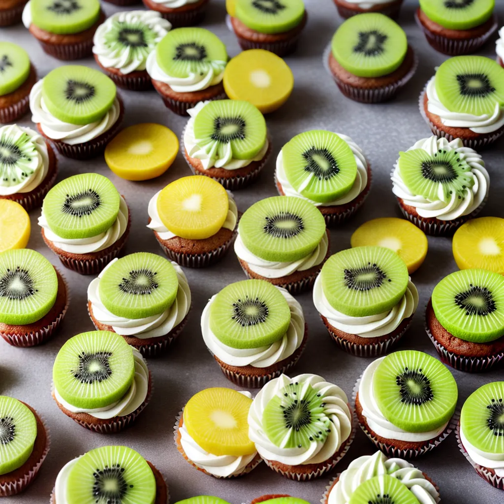 Cupcakes de Kiwi: Um Sabor Refrescante e Inovador - 🧁 Cupcakeria