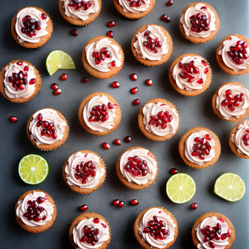 Cupcakes Sem Glúten de Romã: Um Toque Exótico e Refrescante - 🧁 Cupcakeria