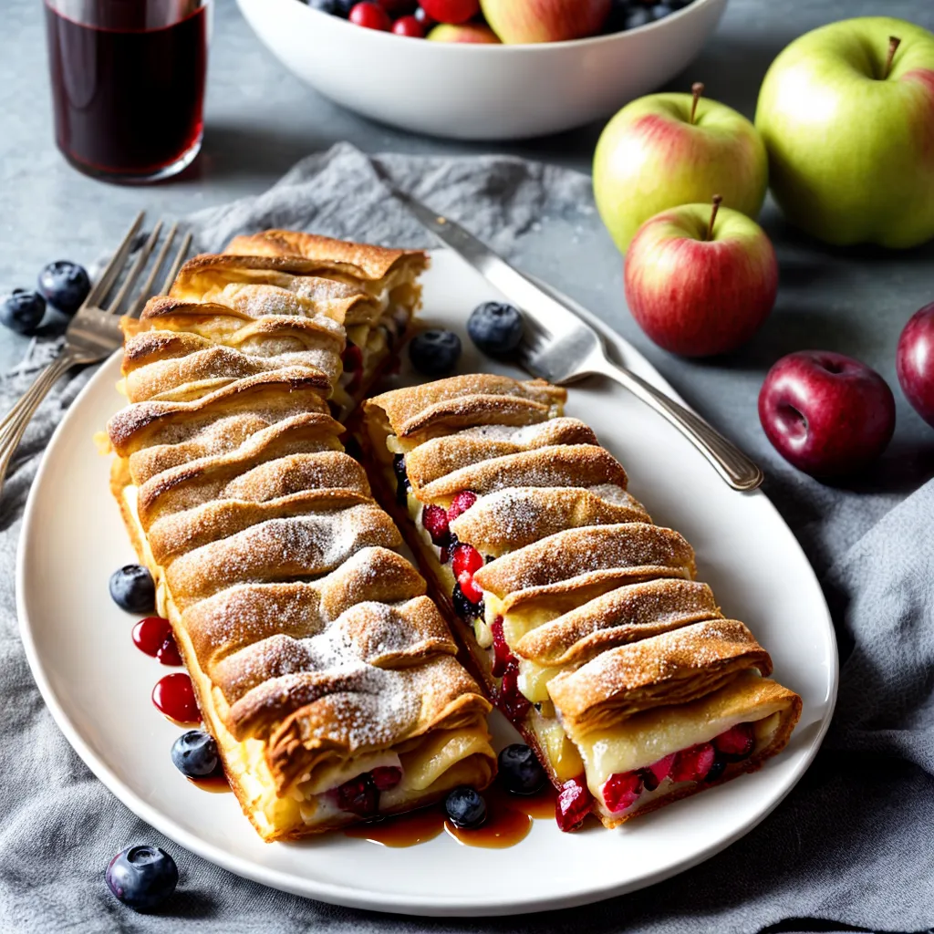 Como preparar um strudel saudável e delicioso - 🧁 Cupcakeria