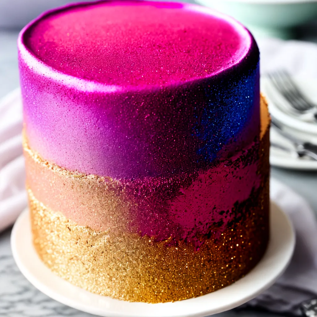 Bolos Decorados com Glitter Comestível: Brilho e Magia! - 🧁 Cupcakeria