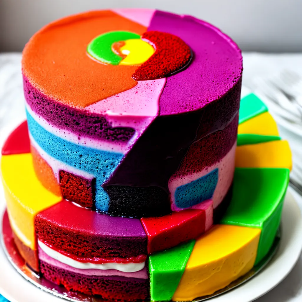 Bolos de Aniversário com Gelatina: Colorido e Delicioso! - 🧁 Cupcakeria