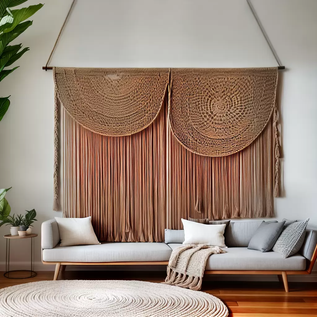 Decoração com macramê: estilo e textura
