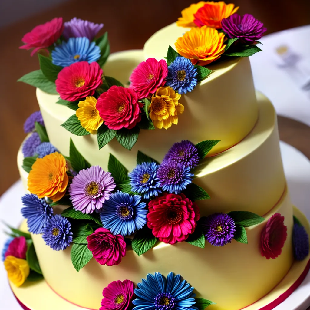 Destaque-se com Cor: Bolos de Casamento Coloridos