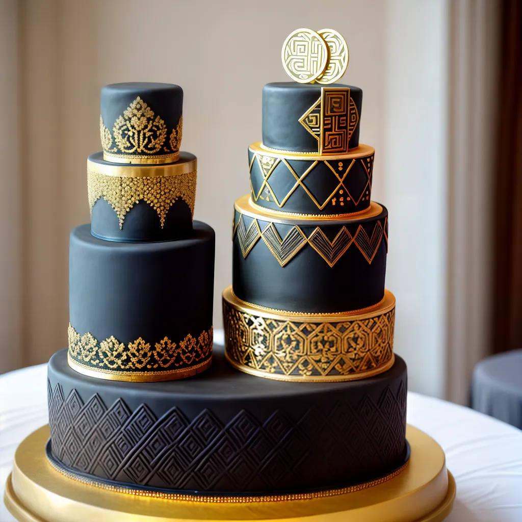 Celebre com Estilo: Bolos de Casamento Art Déco