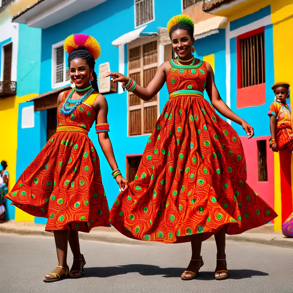 As cores e estampas do vestido de baiana: tendências e significados