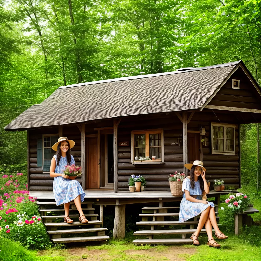 Shorts e o estilo cottagecore: vida rural e simplicidade