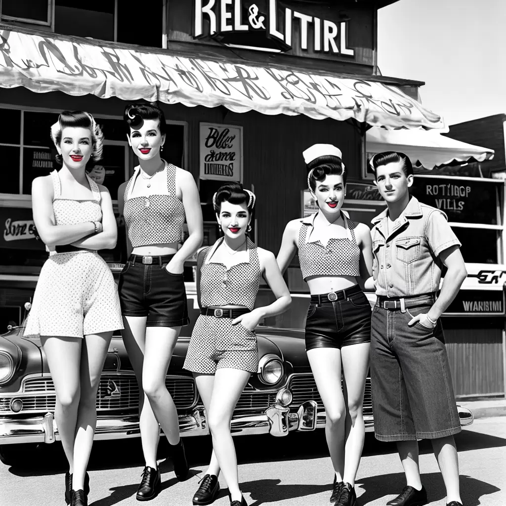 Shorts e o estilo rockabilly: música e moda dos anos 50