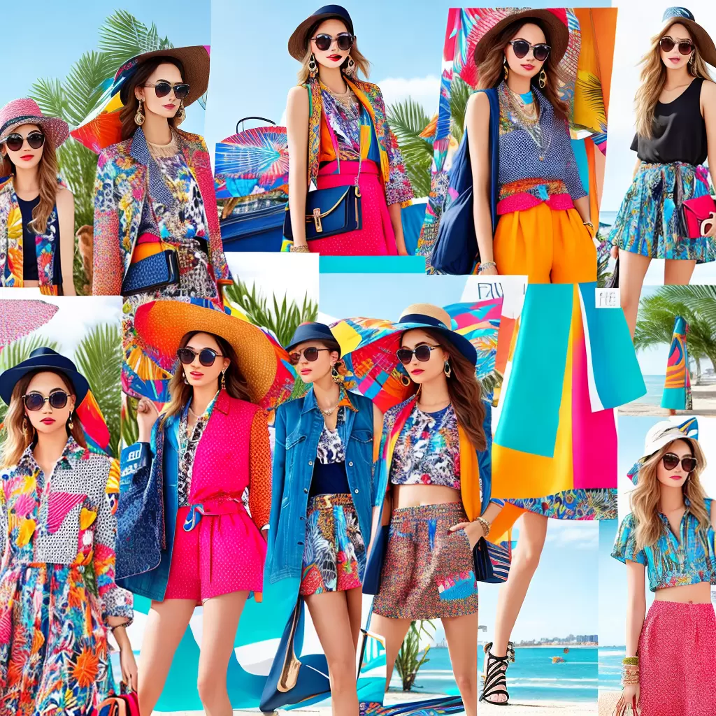 Tendências de moda verão para quem ama looks com estampas de colagens