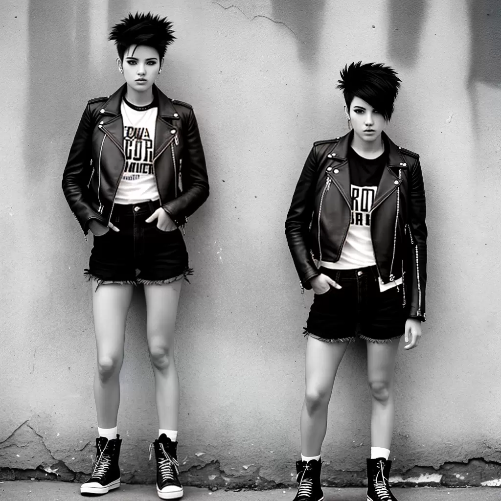 Estilo PUNK e Shorts: Rebeldia e Atitude