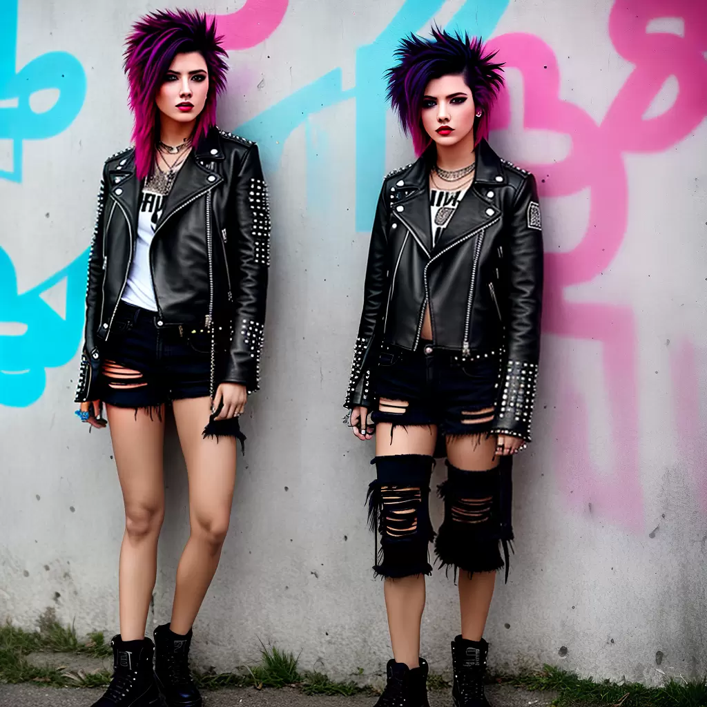 Estilo PUNK e Shorts: Rebeldia e Atitude