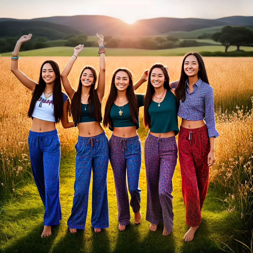 HIPPIE nas Calças: O Estilo que Celebra a Liberdade e Paz