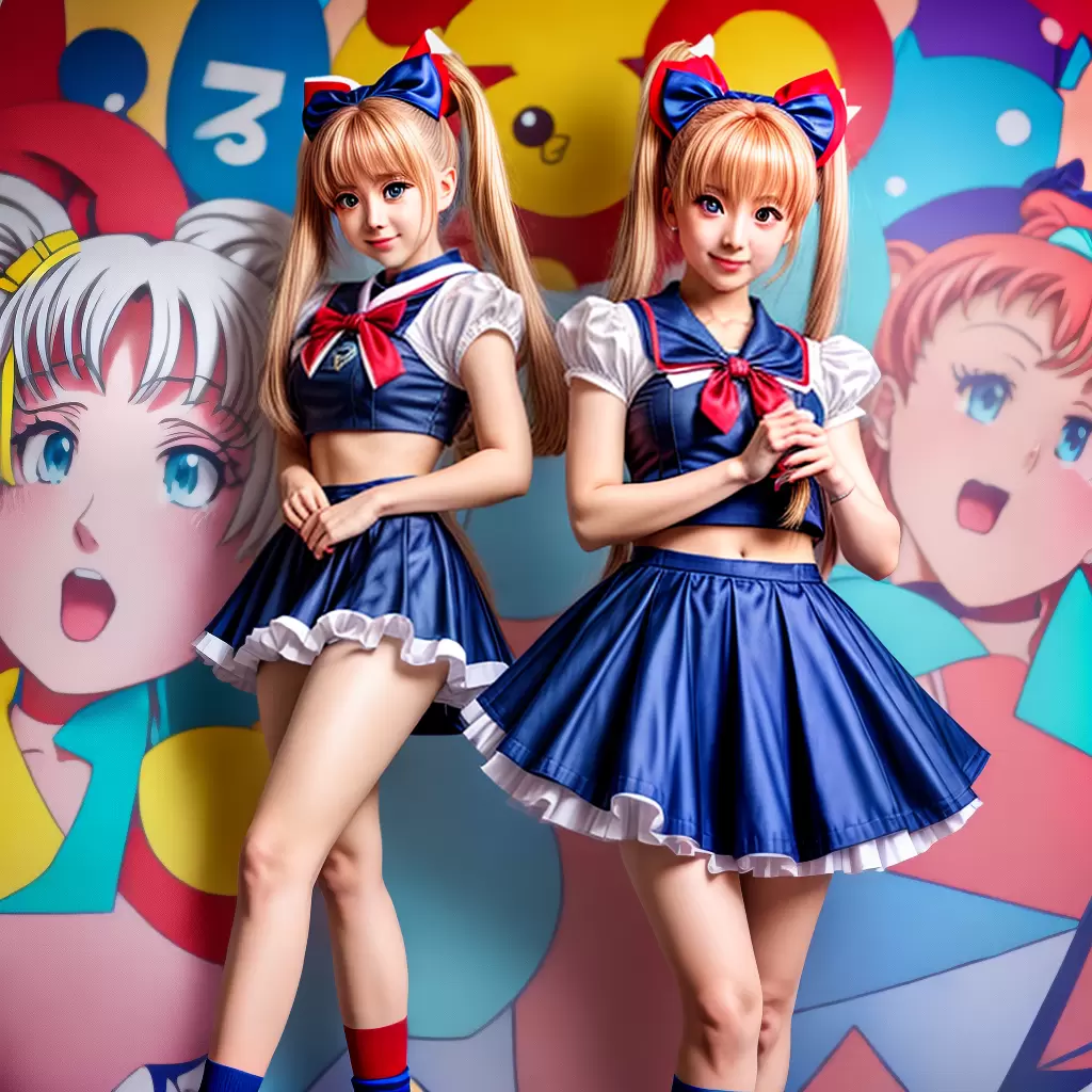 Fantasias inspiradas em desenhos animados e animes