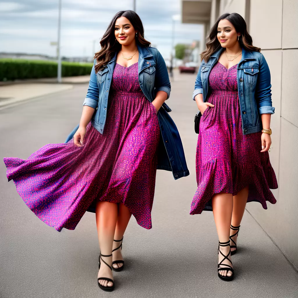 Moda plus size e o uso de estampas abstratas